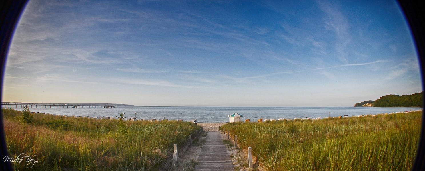 Bild-Nr. 424 - Binzer Strand Abends - Rügenfotos.de